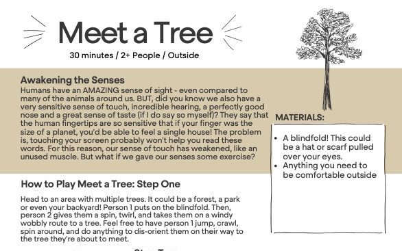 Free Outdoor Activity Resources in Celebration of GivingTuesday! - Pine ...